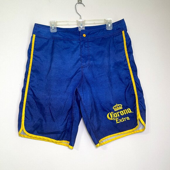 Corona | Shorts | Mens Size 34 Corona Extra Blue Yellow Swim Shorts ...